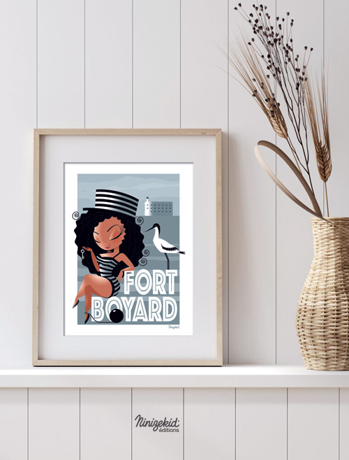 Affiche Fort Boyard — NiniZeKid éditions
