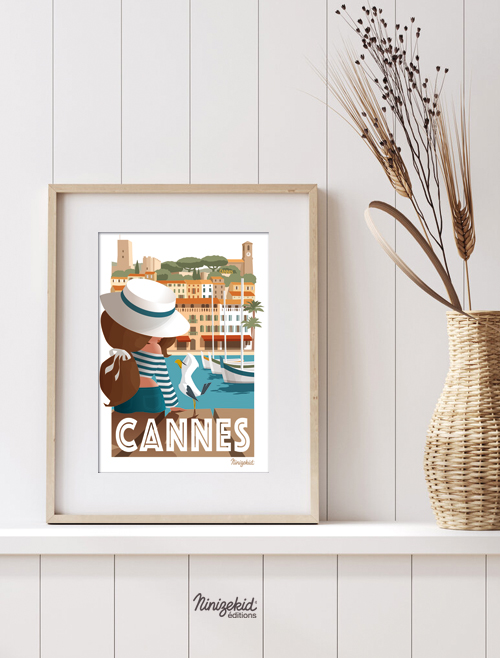 Affiche Cannes — NiniZeKid éditions